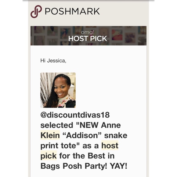 Anne Klein | Bags | New Anne Klein Addison Snake Print Tote | Poshmark